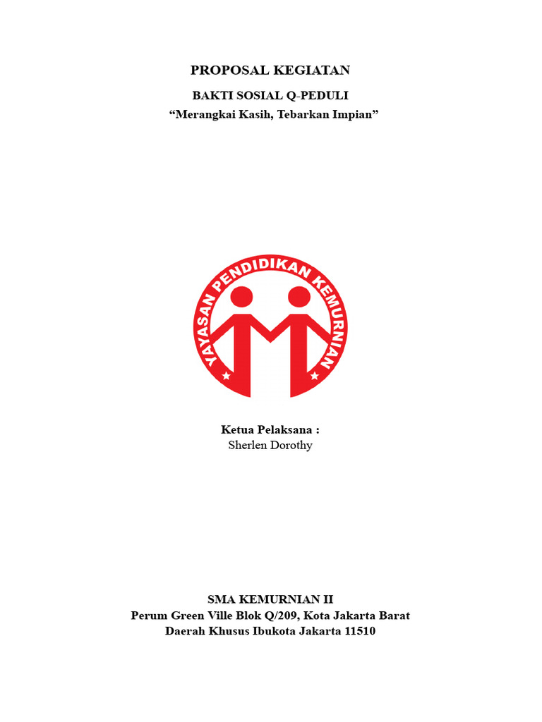 Proposal Baksos | PDF