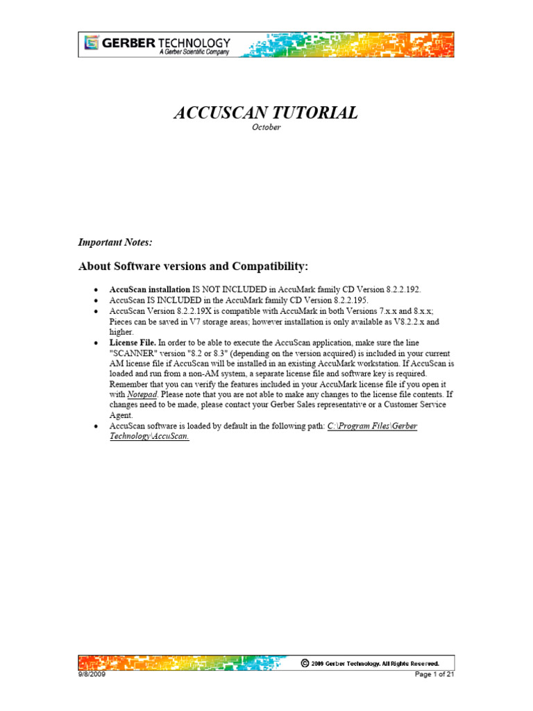 ACCUSCAN_TUTORIAL | PDF | Image Scanner | Pixel