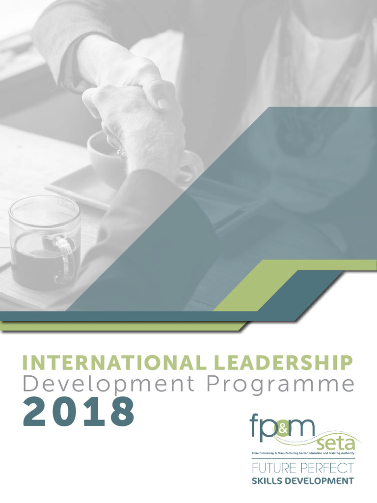 2018 International Leadership Development Program | PDF | Entrepreneurship | Leadership