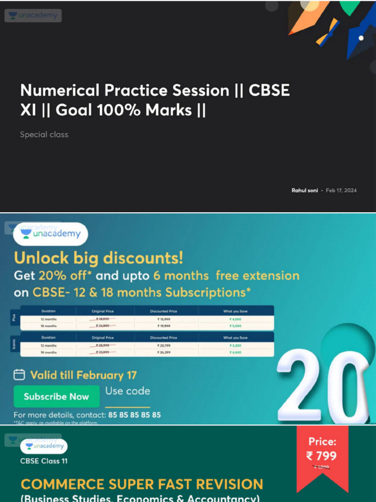 Numerical Practice Session CBSE XI Goal 100 Marks No Anno | PDF