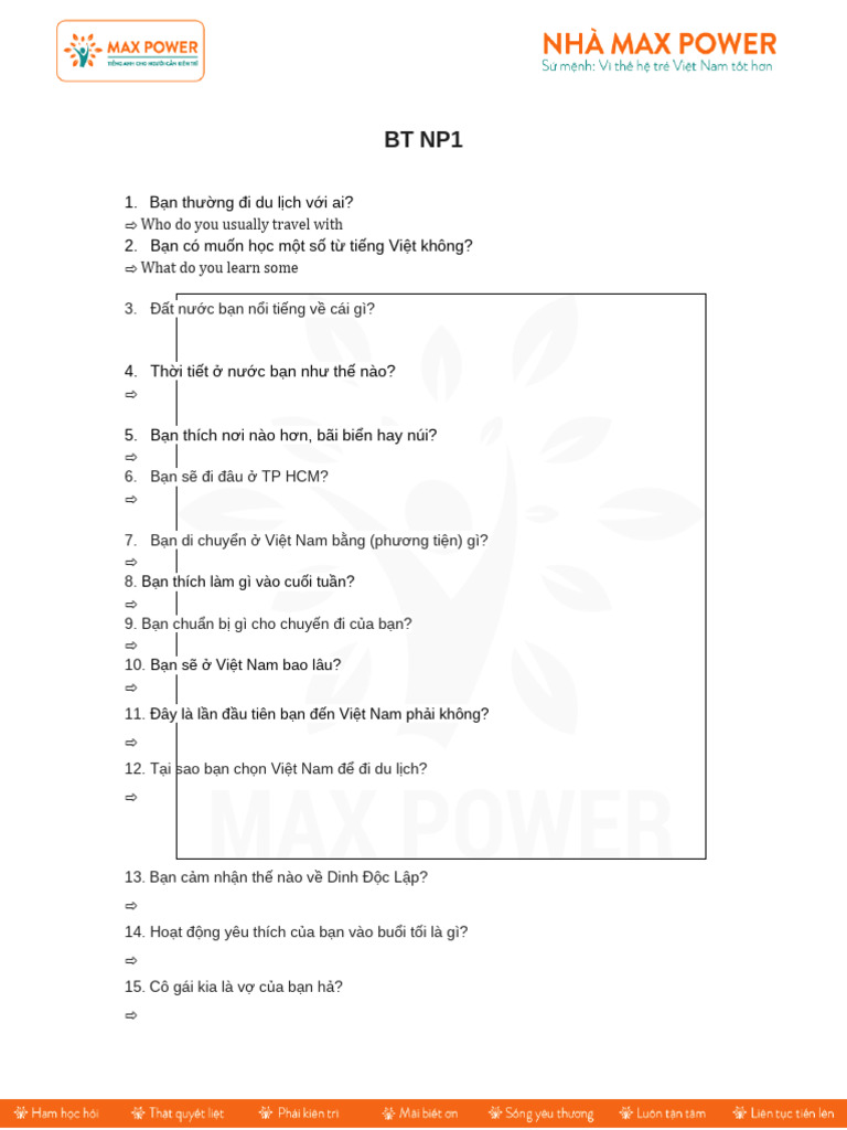 BT NP1 (Đề) | PDF