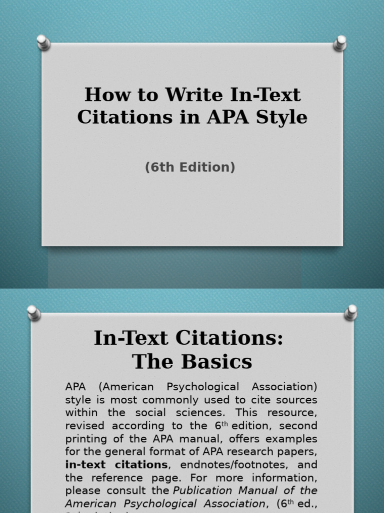 How To Write Citations and Bibliographies in APA | PDF | Apa Style ...