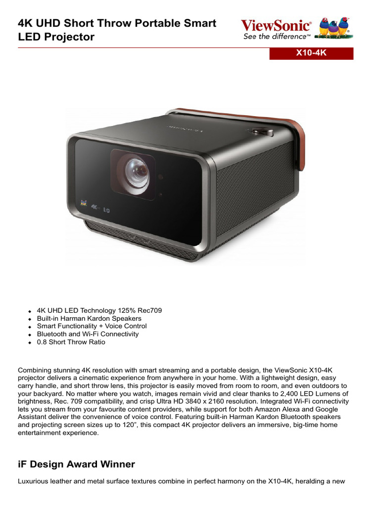 vsAssetFile Global File PDF Eu Projector Eu-X10-4k | PDF | Display ...