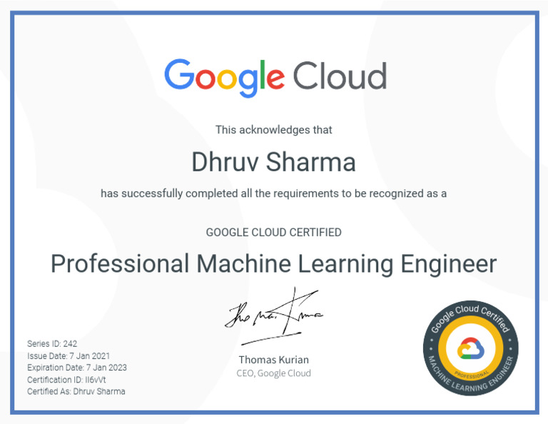 GCP Professional MLE | PDF