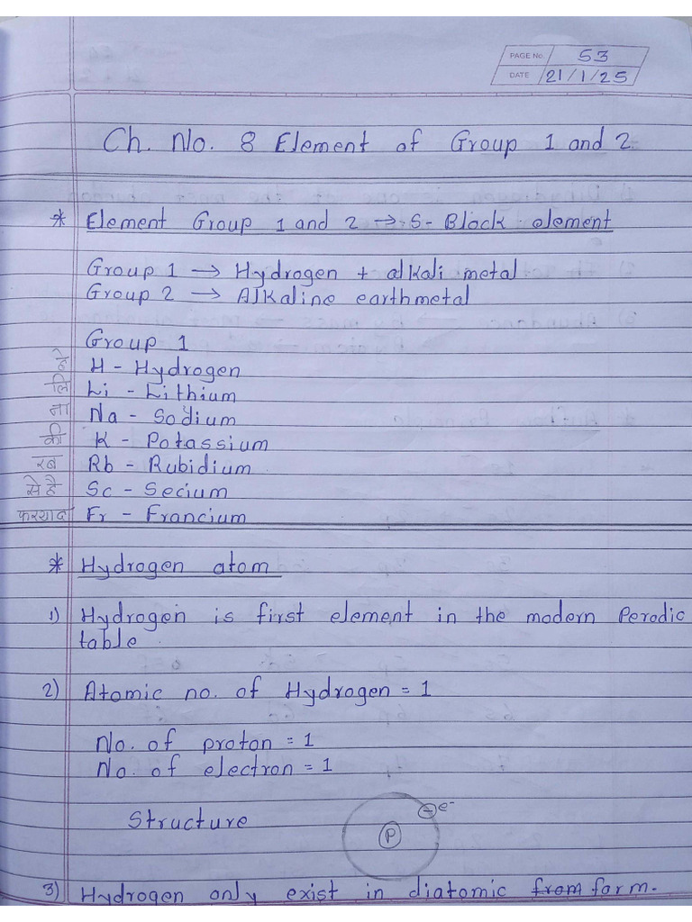 Chemistry Lesson No.8 | PDF
