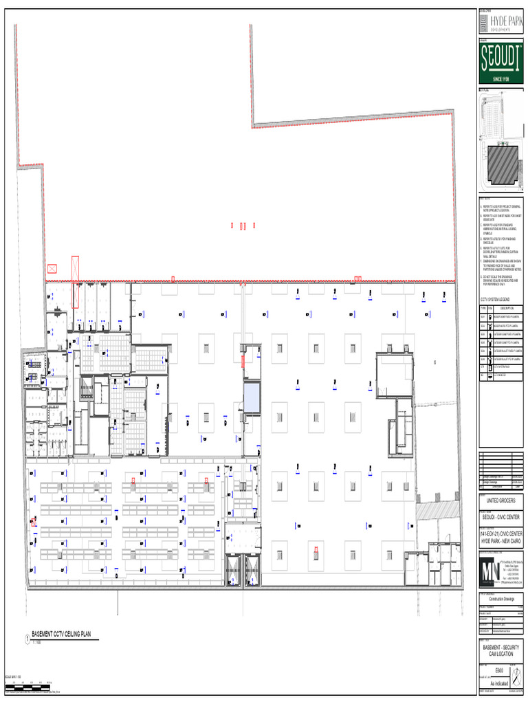 Basement CCTV Camera Plan | PDF | Media Formats | Video