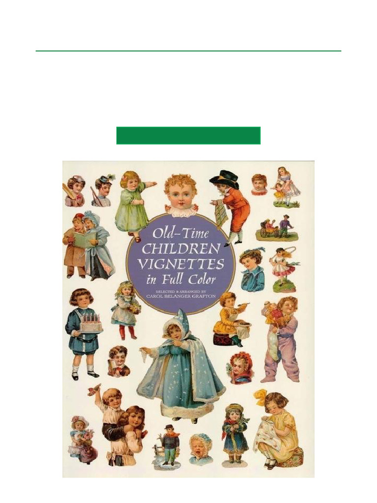 Vintage Children's Vignettes Book Download | PDF