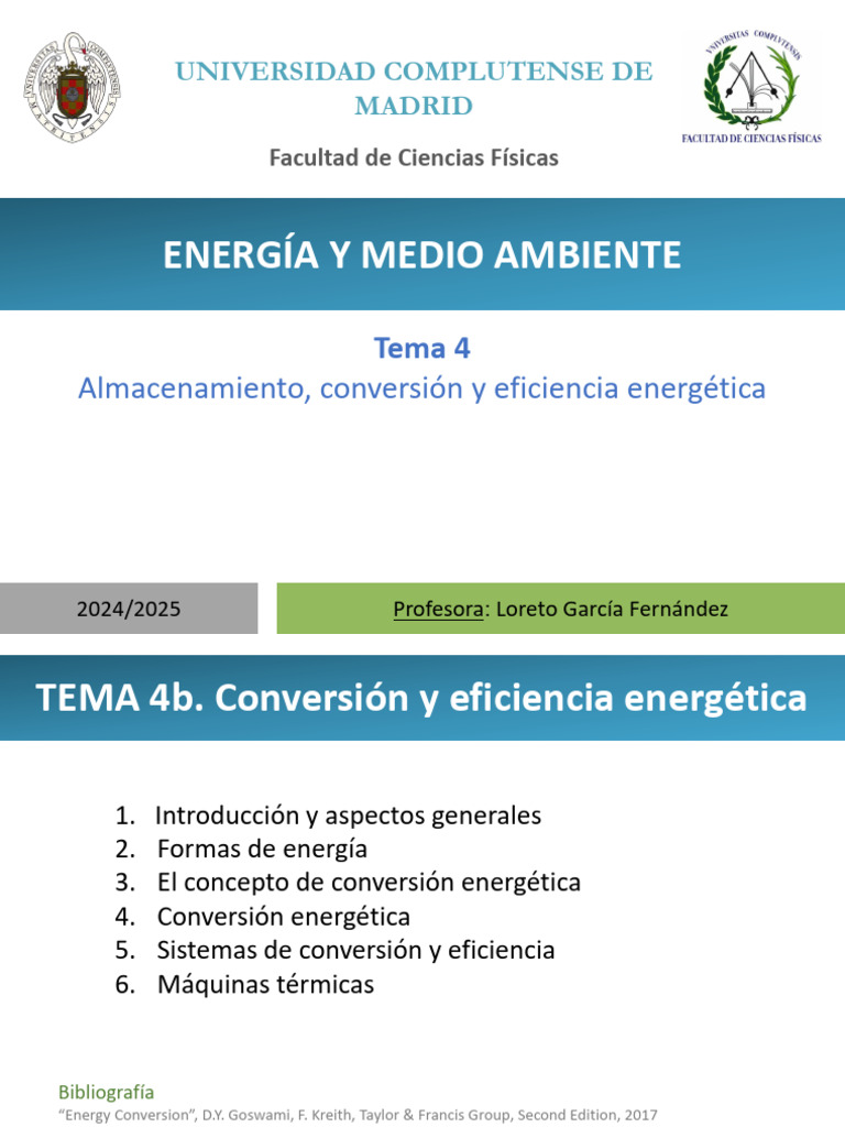 Tema 4b - 24 - 25 - CV | PDF | Máquina de vapor | Energía renovable