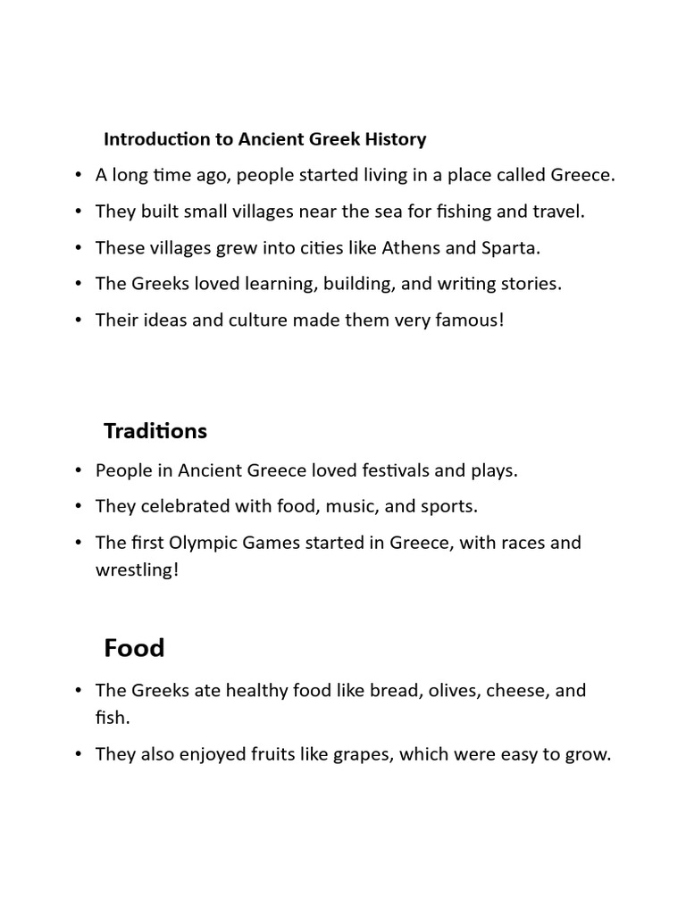 Year 2 Ancient Greece | PDF