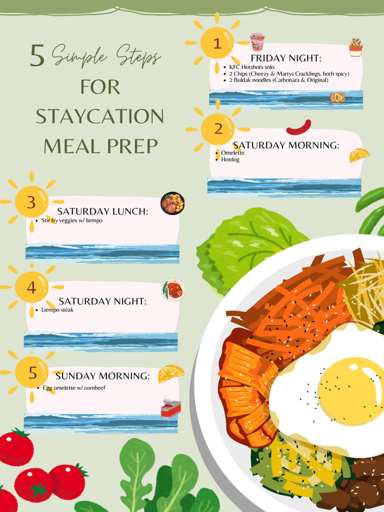 Staycation Foods | PDF