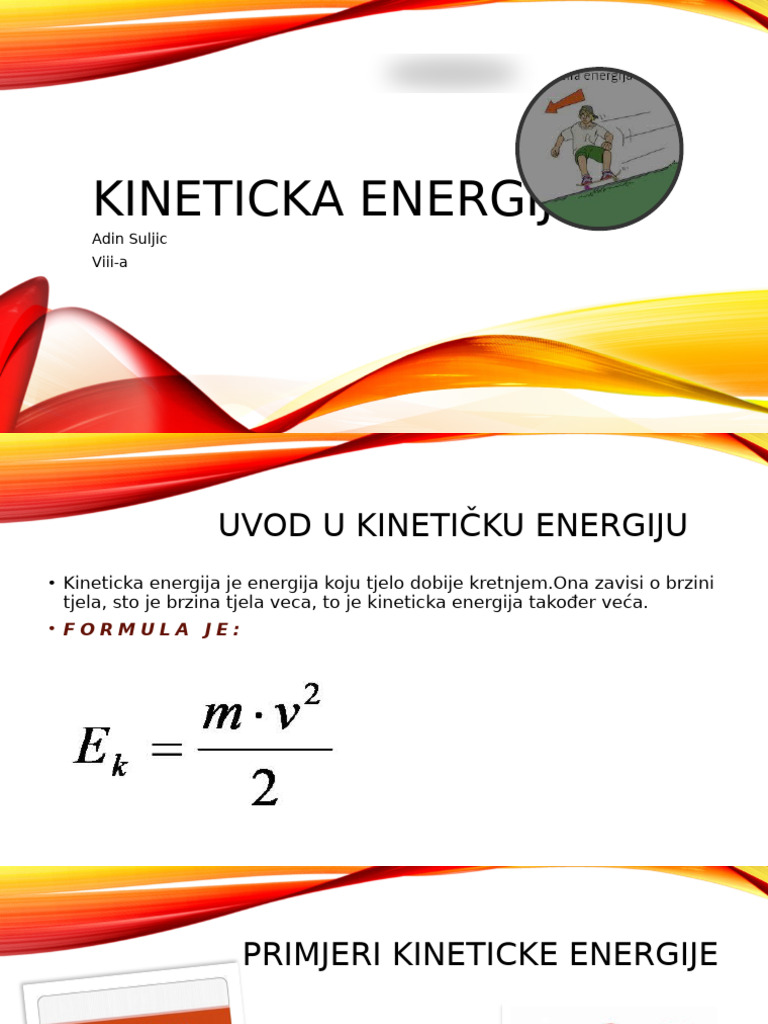 Kineticka energija | PDF