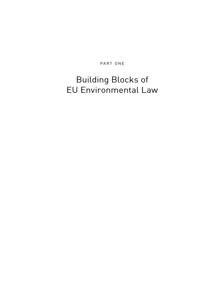 EU Environmental Law Challenges Explained | PDF | Environmental Law ...