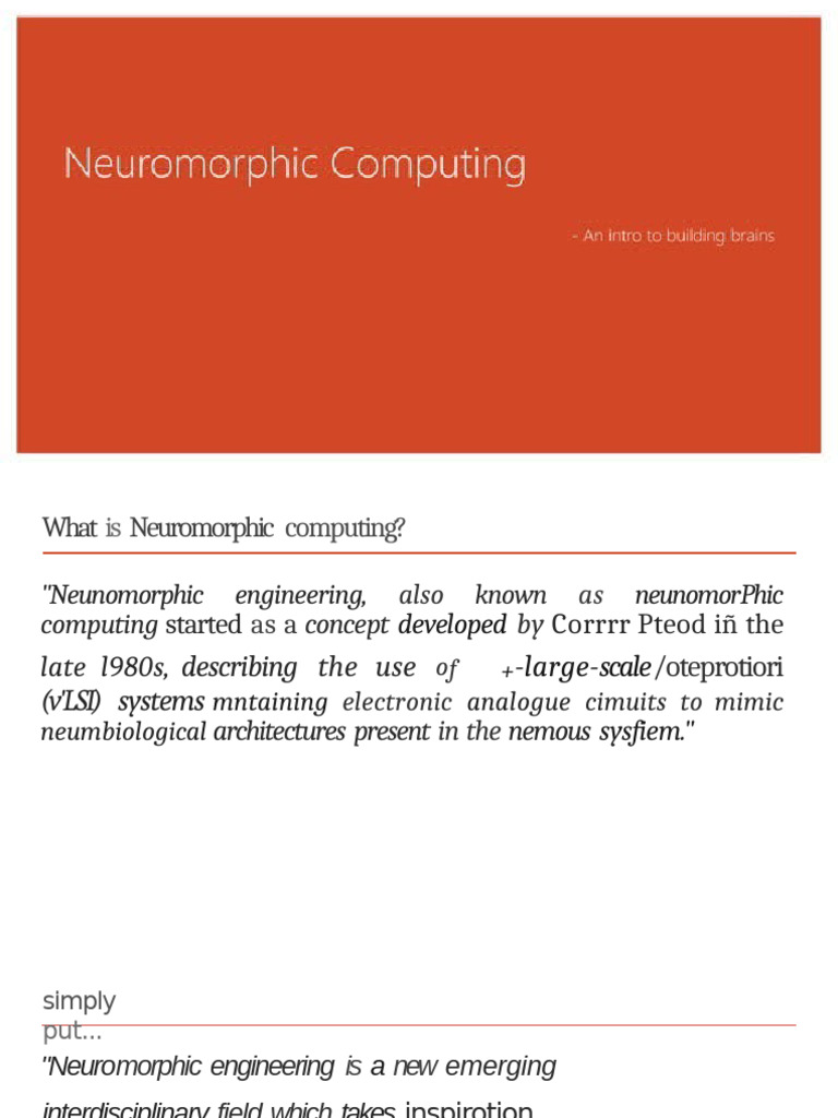 Neuromorphic Computing | PDF