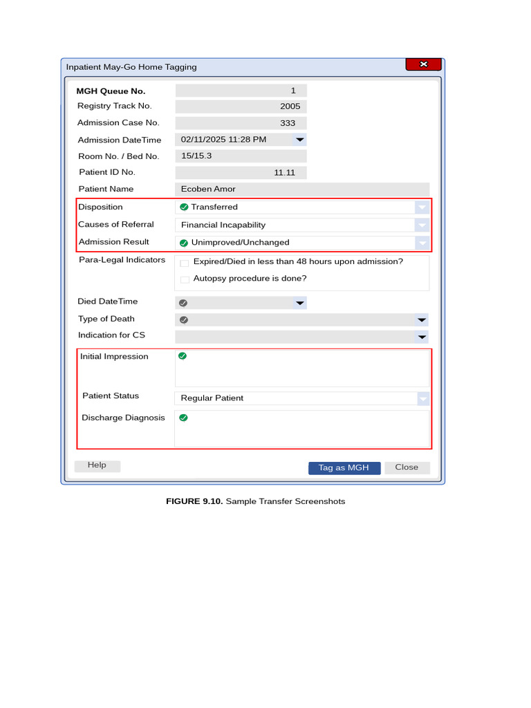 Inpatient Discharge and Transfer Records | PDF