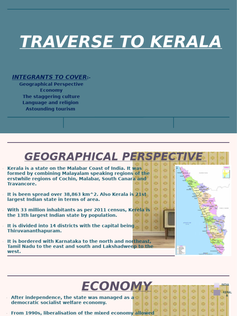 Overview of Kerala's Economy and Culture | PDF | Kerala