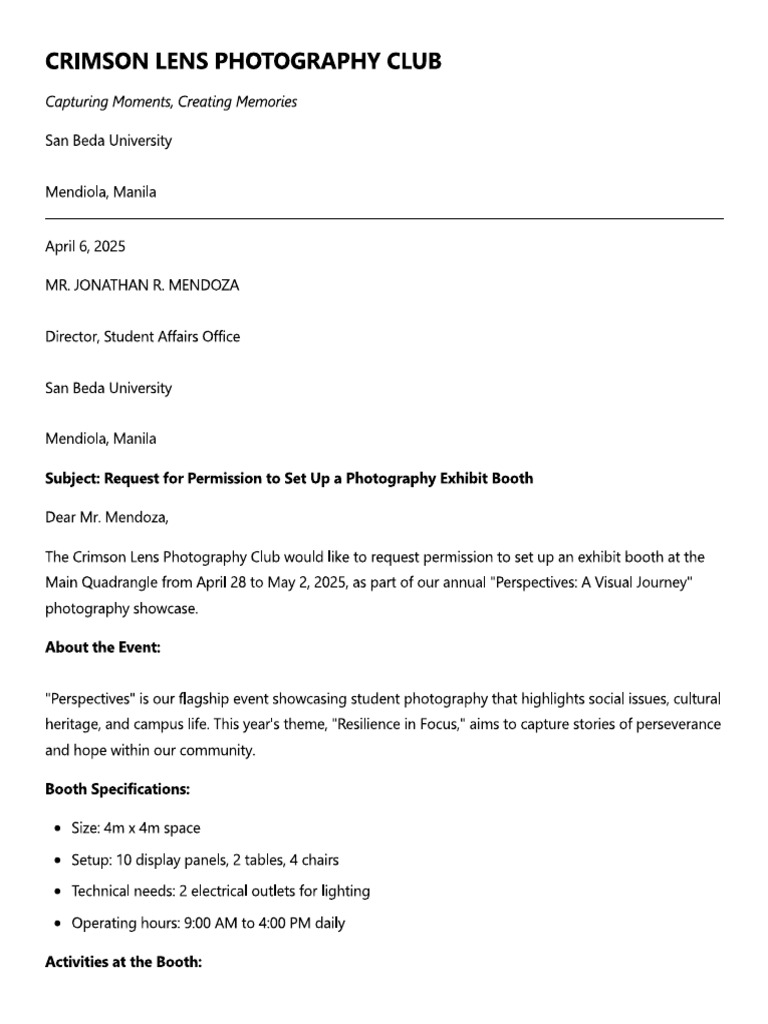 Crimson Lens Photography Club | PDF