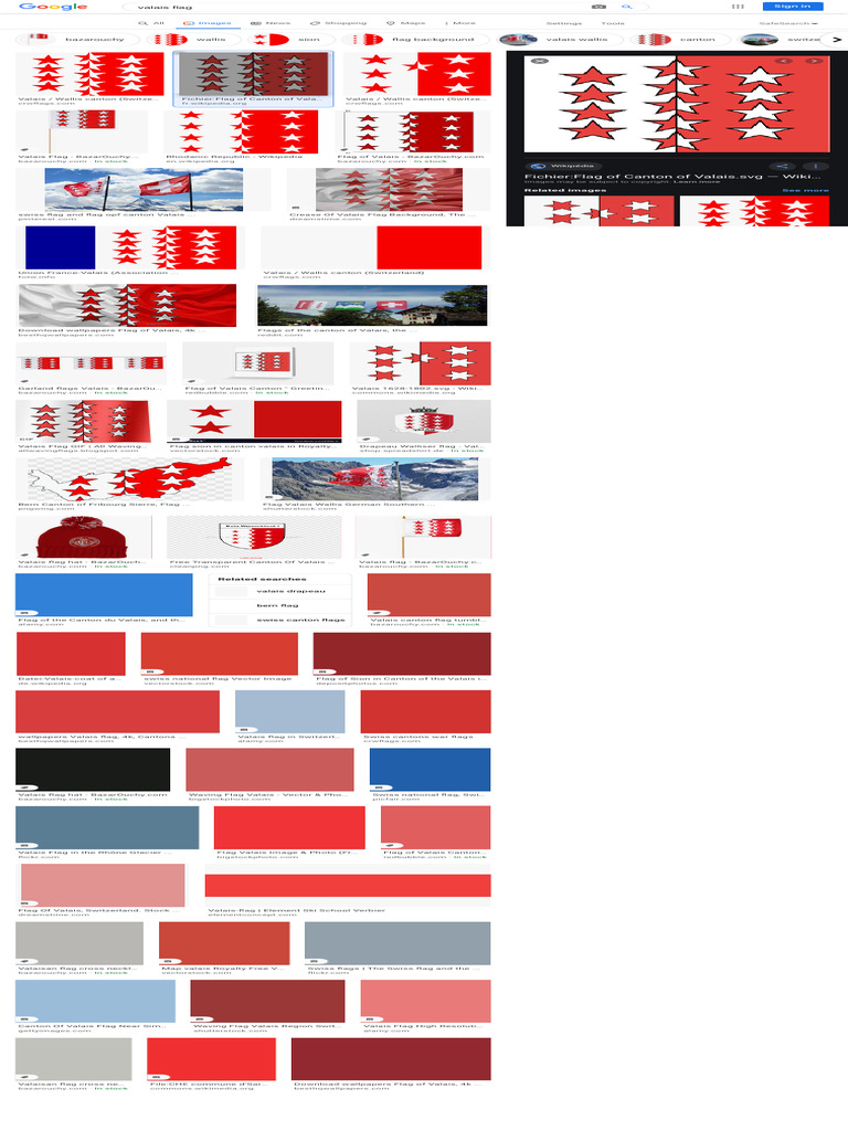 Valais Flag - Google Search | PDF