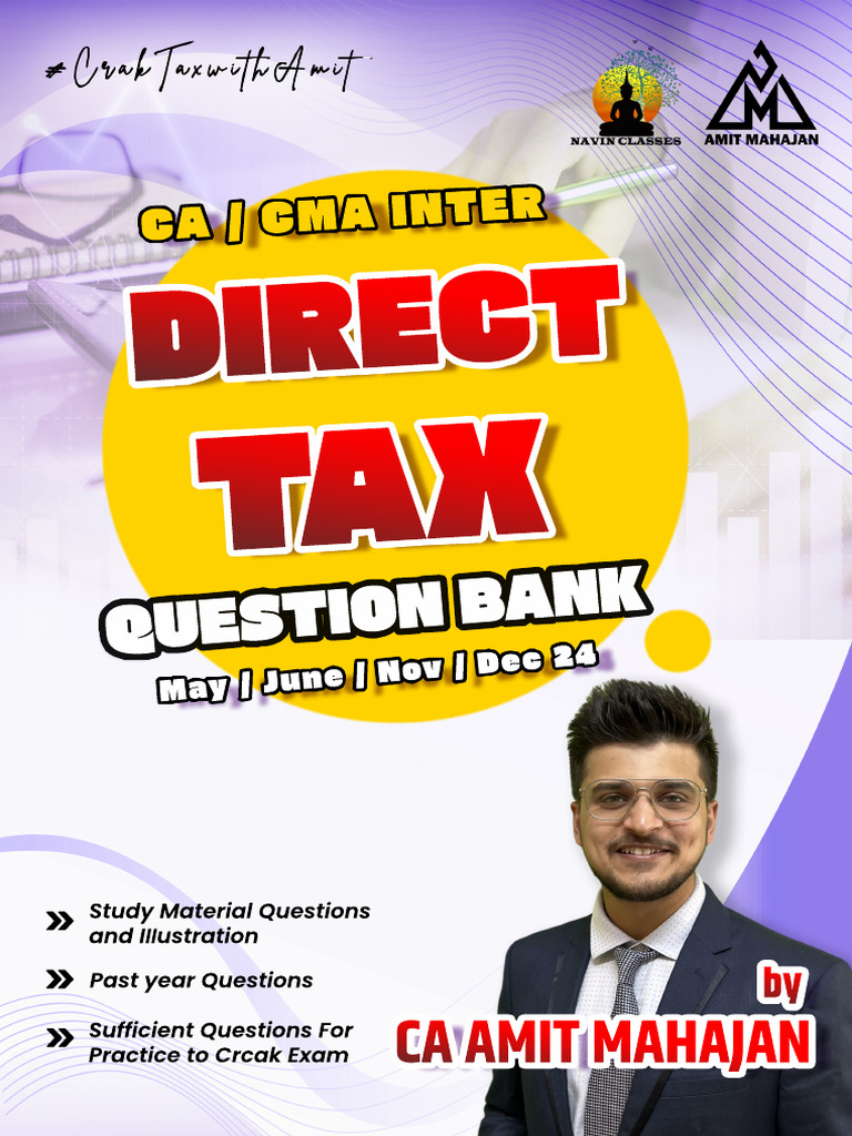 Tax Question Bank | PDF