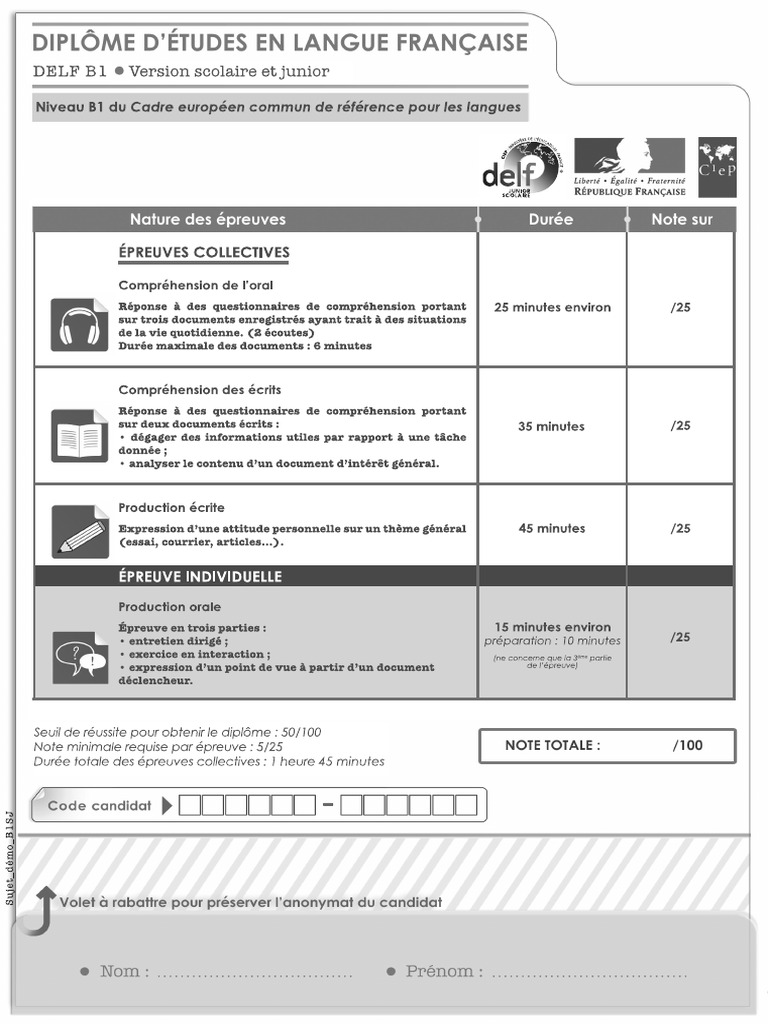 Delf Test | PDF