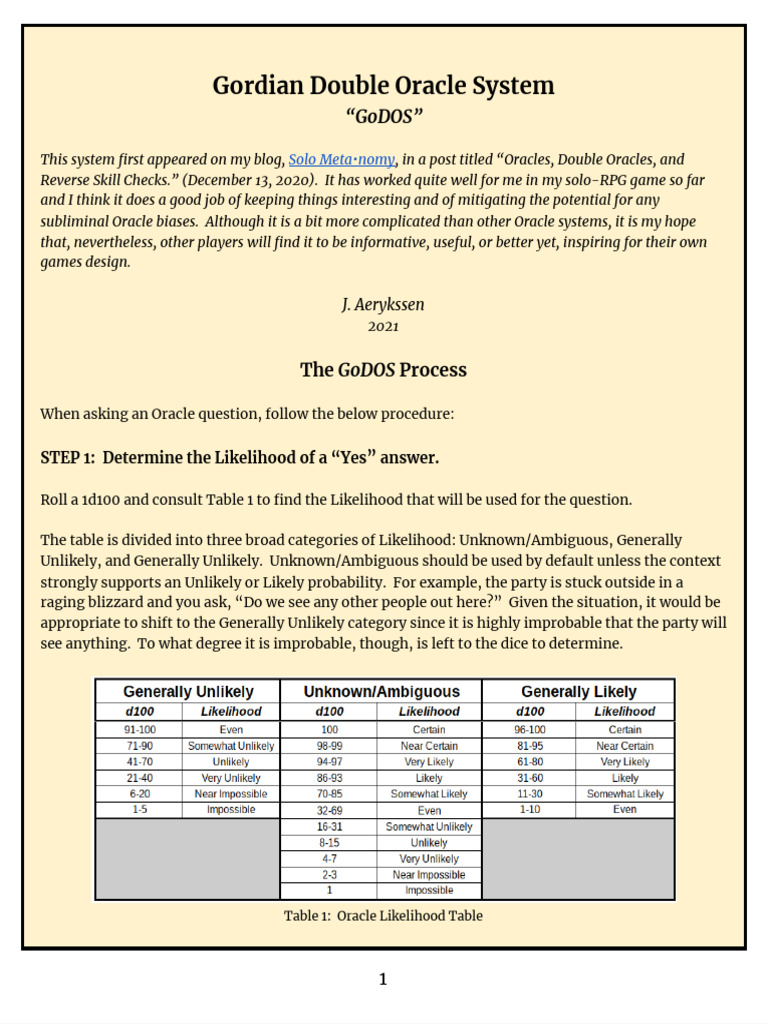 Gordian Double Oracle System 1 | PDF