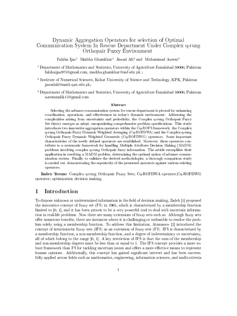 paper | PDF | Decision Making | Fuzzy Logic