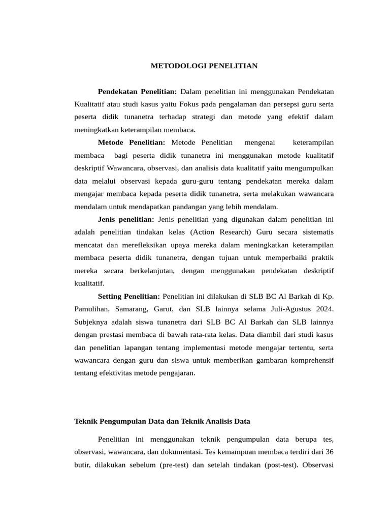 Metodologi Penelitian Baru | PDF