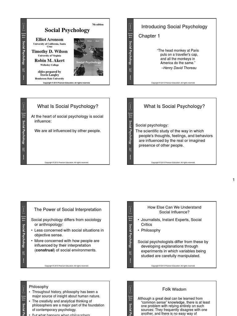 Social Psycology | Social Psychology | Personality Psychology