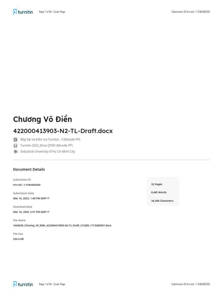 422000413903-N2-TL-Draft | PDF | Turnitin | Computing