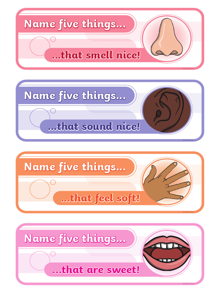 Au l 068 Name Five Things Challenge Cards Ver 1 | PDF