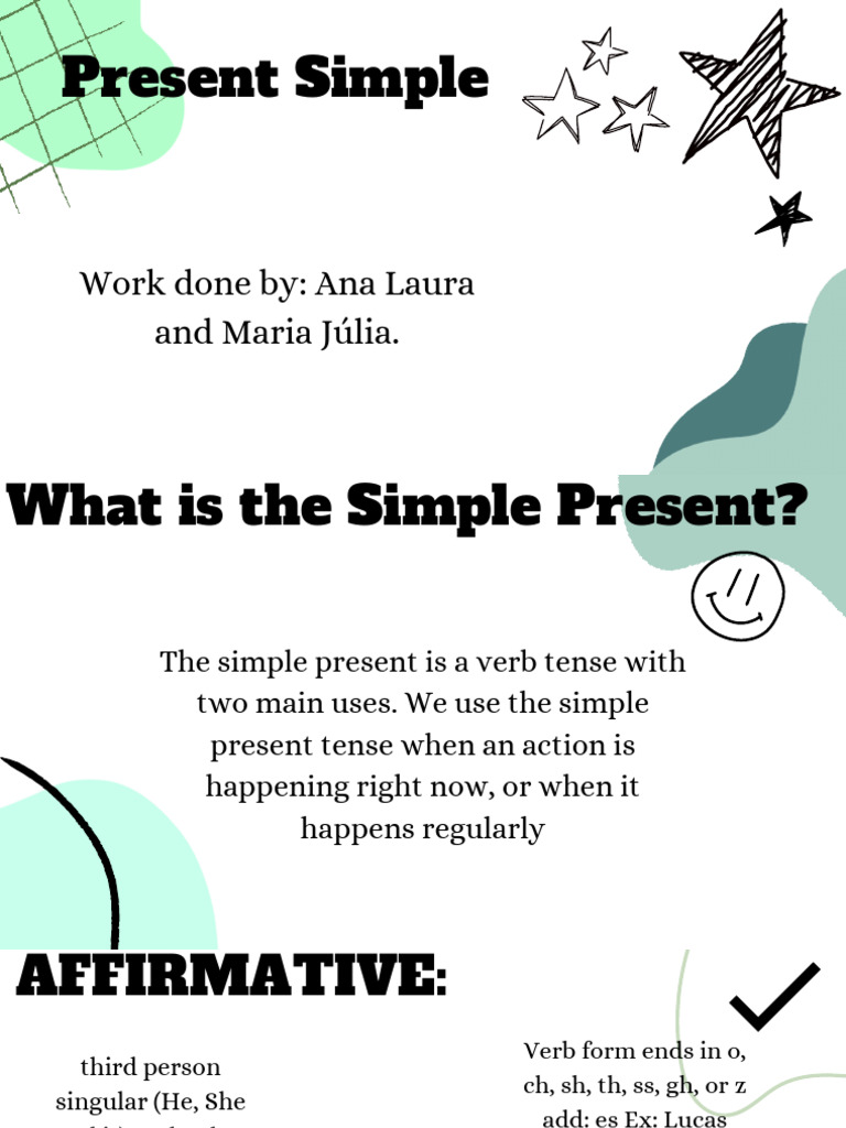 Understanding the Simple Present Tense | PDF