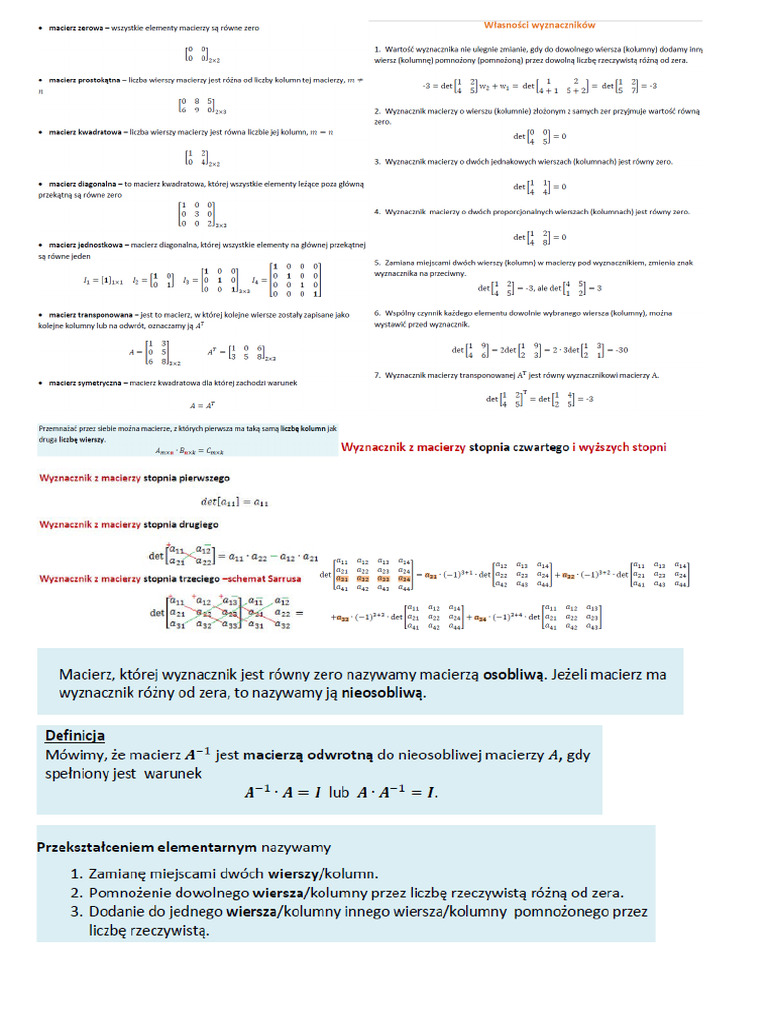 Macierze Kartka | PDF