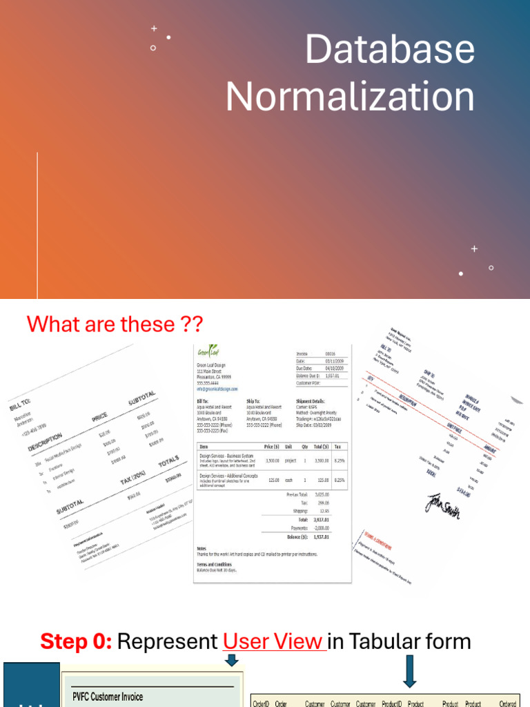 Normalization | PDF