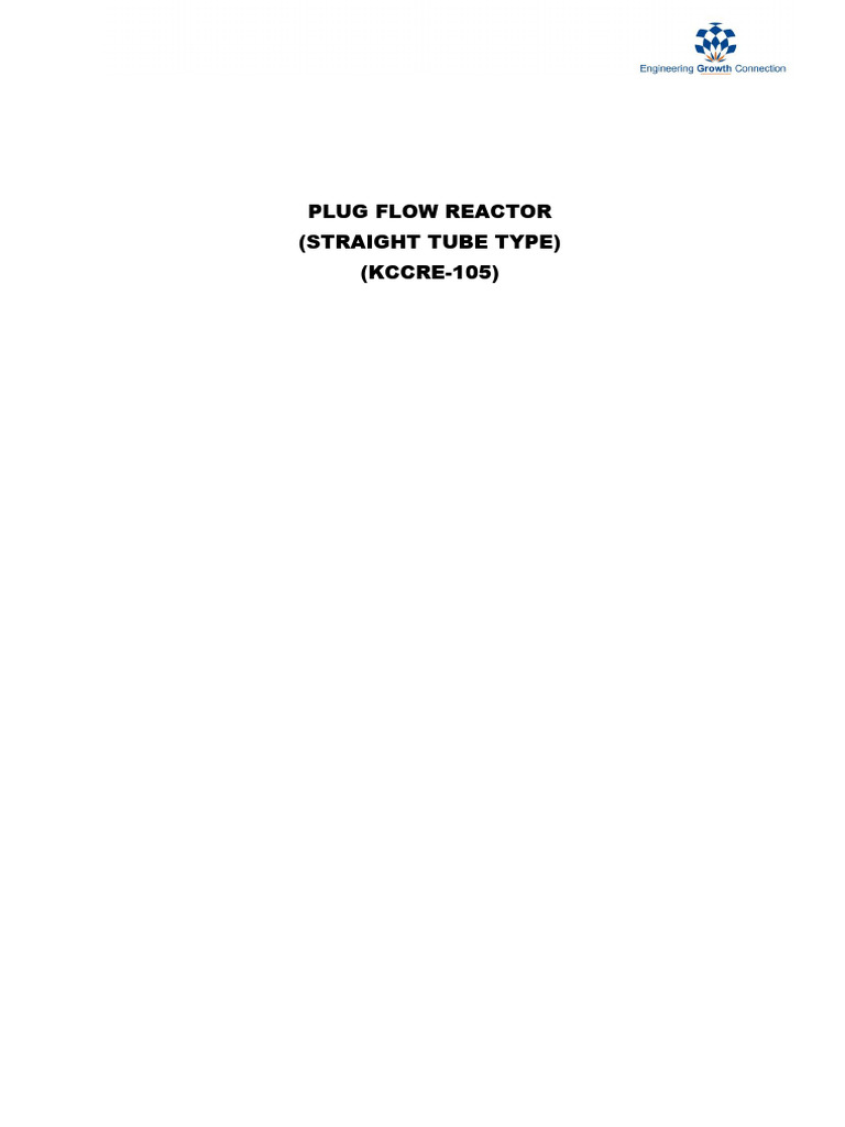 Exp 5 - PFR (Straight Tube Type) - UPDATED | PDF | Chemical Reactor | Sodium Hydroxide