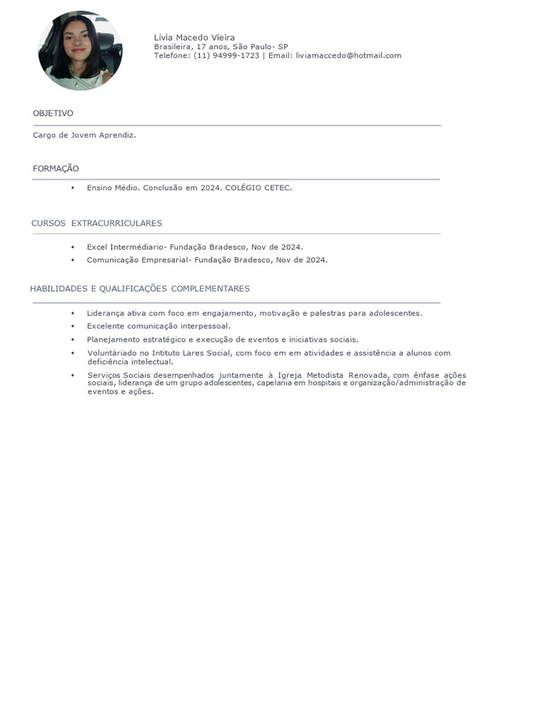 CV_Lívia Macedo | PDF