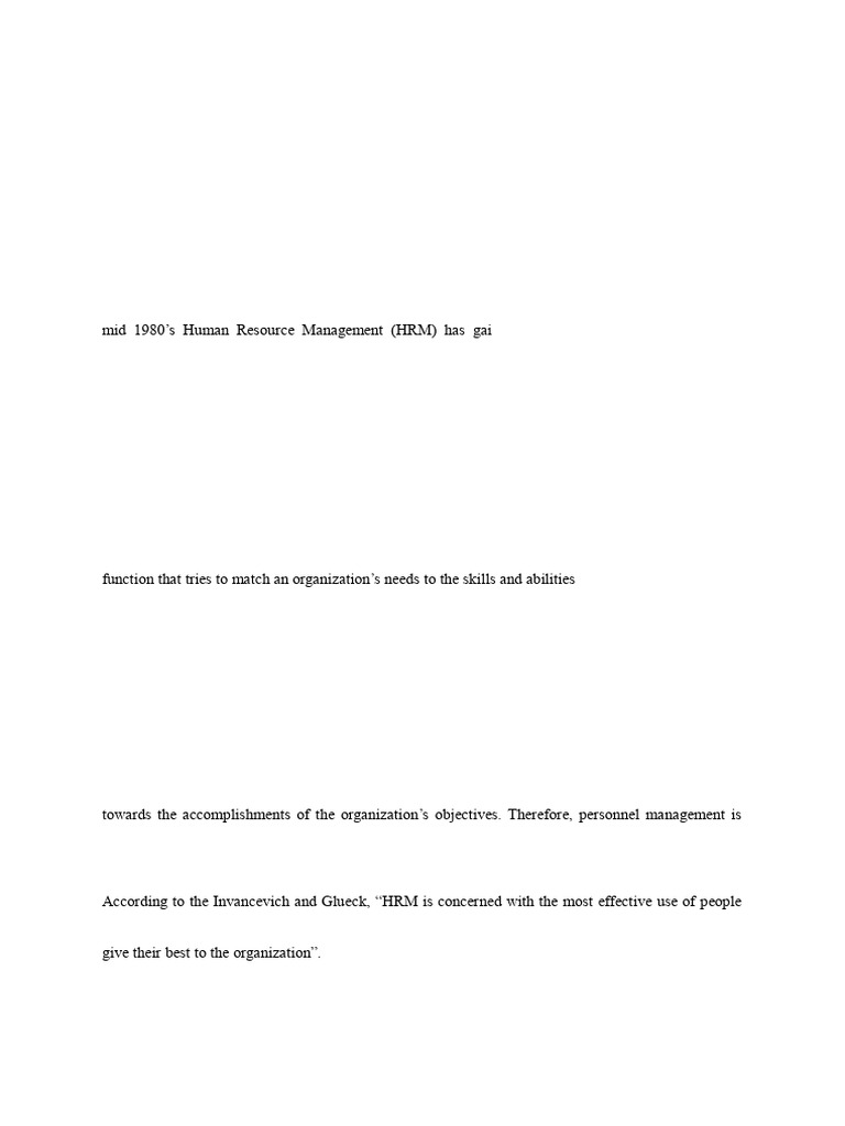 HRM Unit 1 - PG 2nd - 250309 - 110018 | PDF | Human Resource Management ...