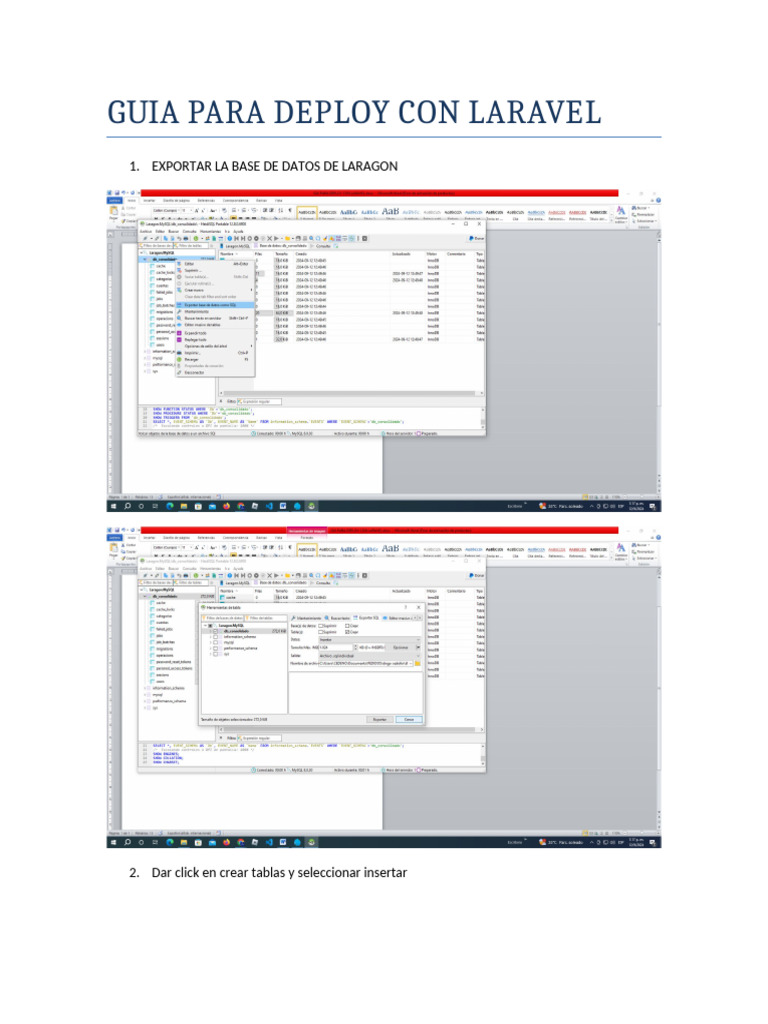 Gui para Deploy Con Laravel | PDF