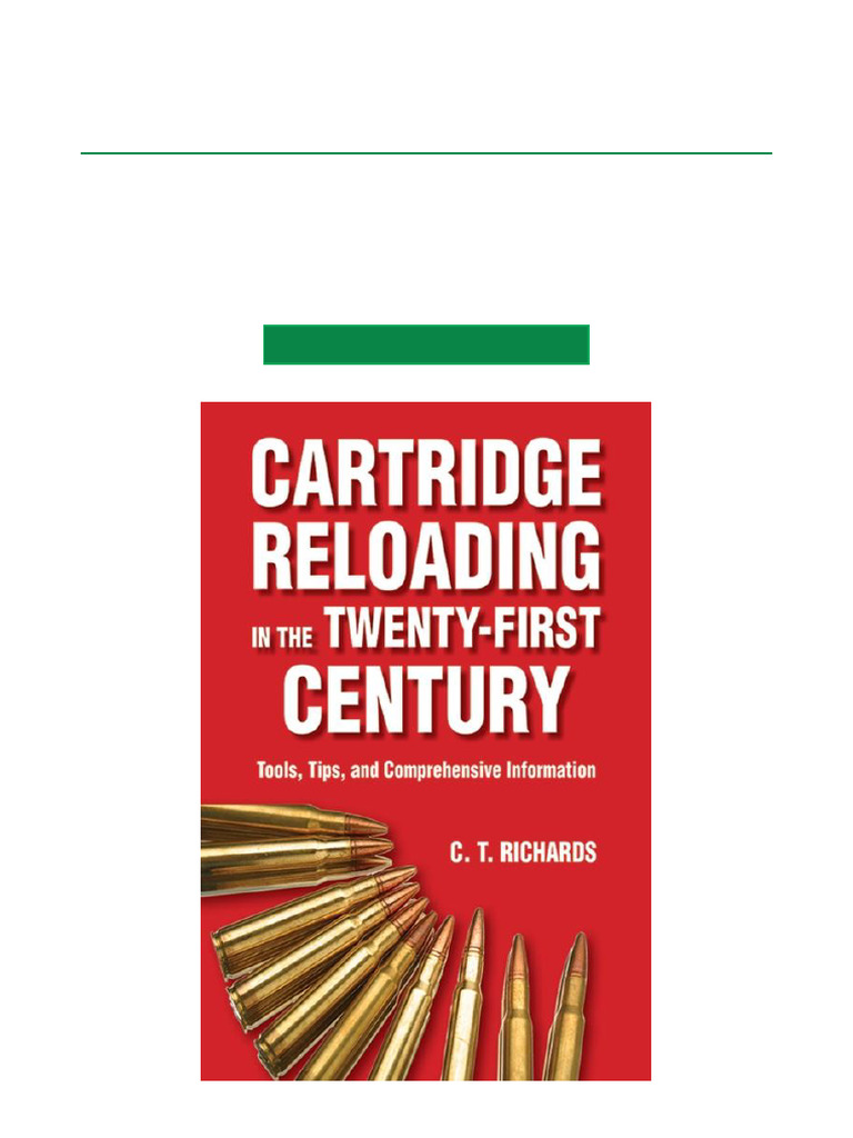 Cartridge Reloading Tools & Tips Guide | PDF