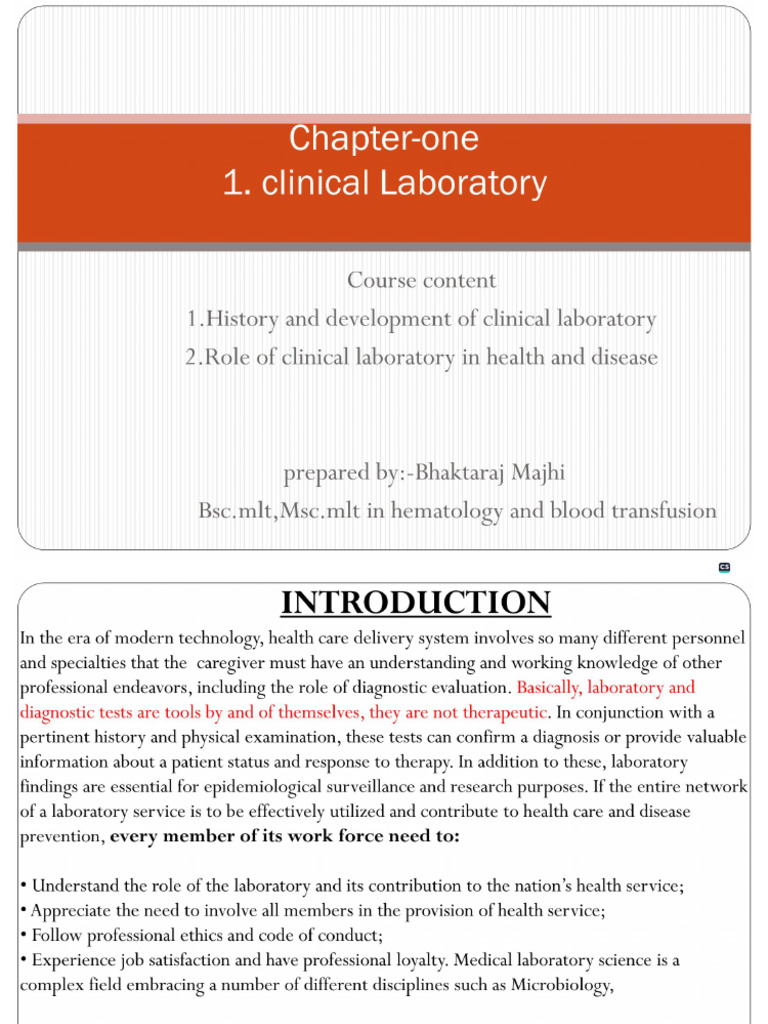 History and Development 1st Class BSC - mlt.Pptx12 | PDF