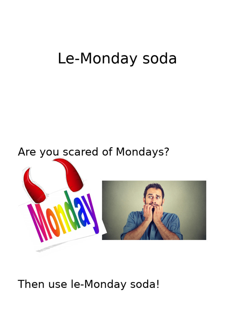 Le-Monday Soda | PDF