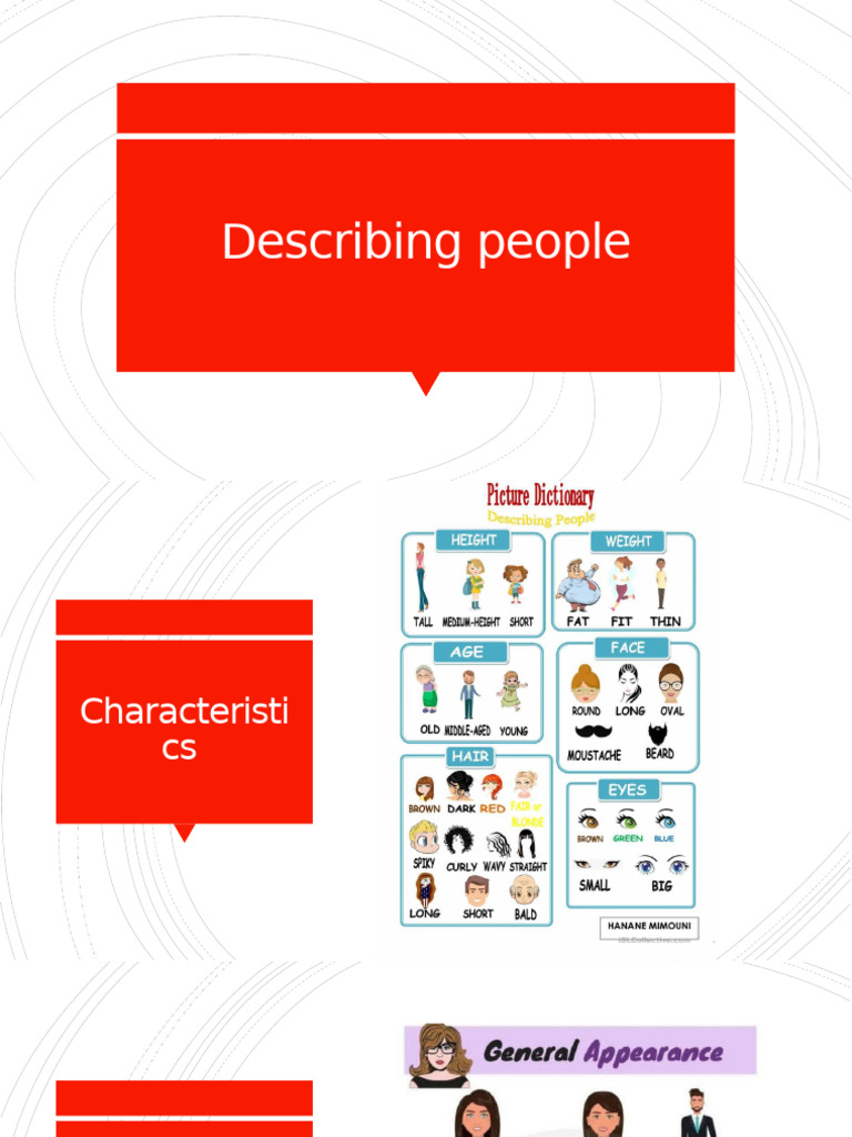 Describing People | PDF