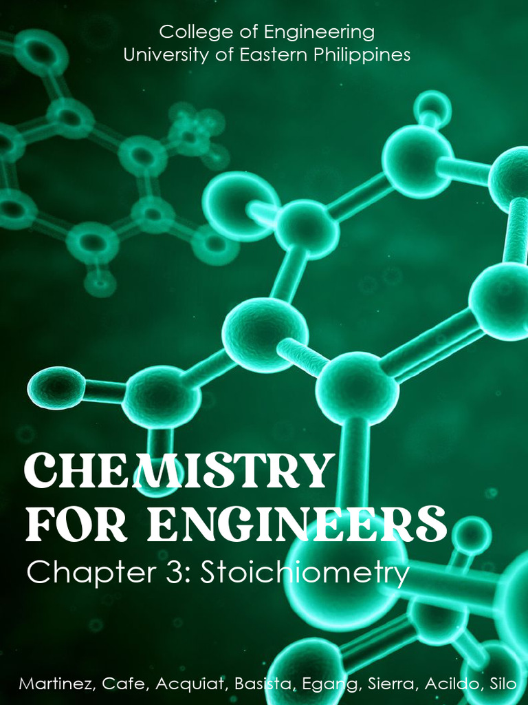Chemistry For Engineers: Stoichiometry | PDF | Mole (Unit) | Periodic Table