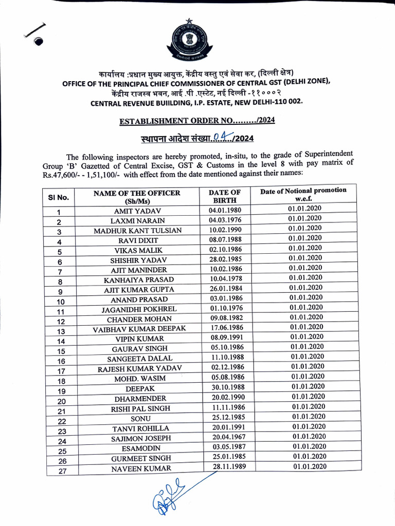 Delhi Order | PDF