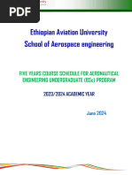 2024-2025 Aerospace Engineering Curriculum | PDF | Aerospace ...