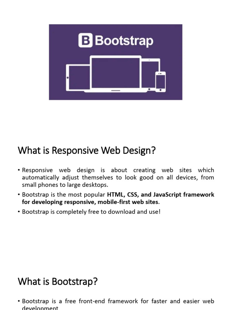Section 2_Unit 1 Bootstrap | PDF | Bootstrap (Front End Framework) | Software Development