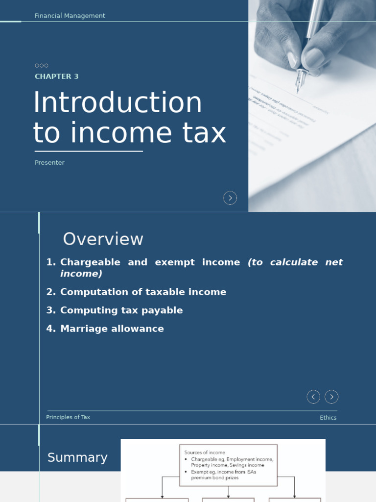 PoT C3 Introduction to Income Tax | PDF | Taxes | Income Tax