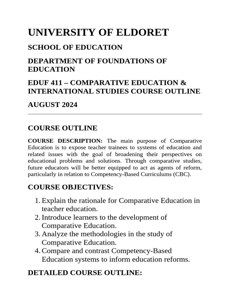 University of Eldoret - 411 | PDF | Educational Technology | Inquiry Based Learning