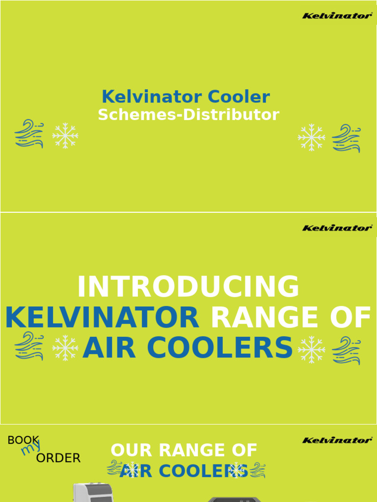 Kelvinator Cooler Pricing & Booking Schemes | PDF | Taxes | Payments