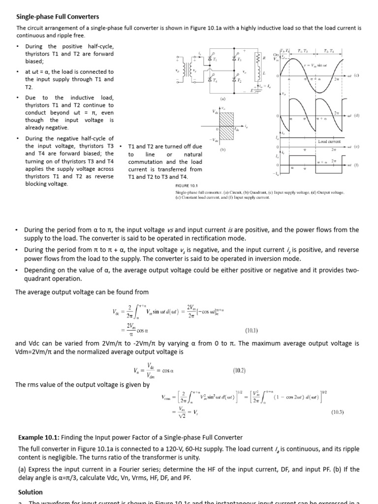 Lecture 3 | PDF | Rectifier | Power Inverter