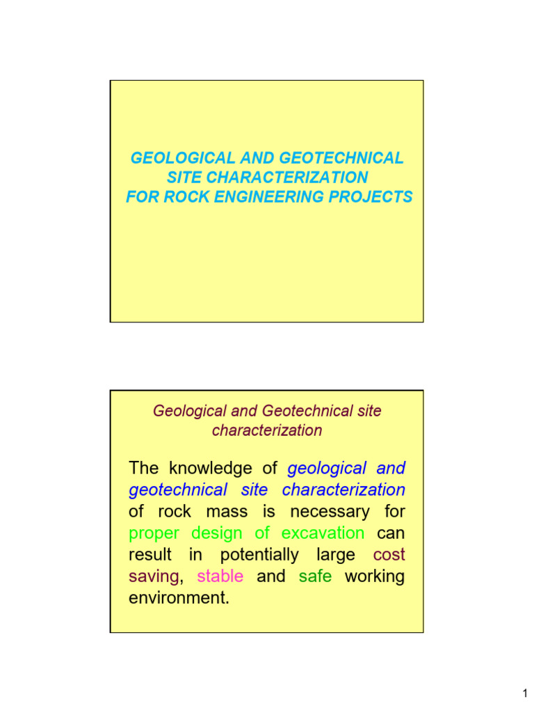 4 Geological and Geotechnical Site Characterization C | PDF | Strength ...
