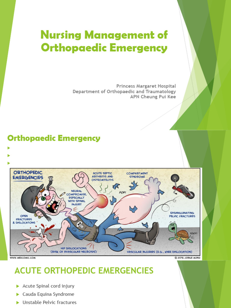 Nursing Management in Orthopaedic Emergencies | PDF | Spinal Cord ...
